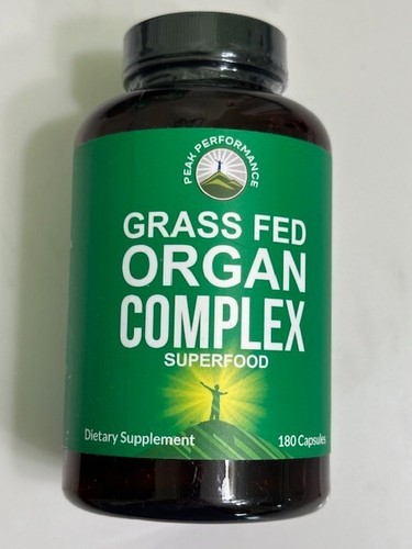 Peak Performance Grass Fed Organ Complex, 180 Capsules | eBay