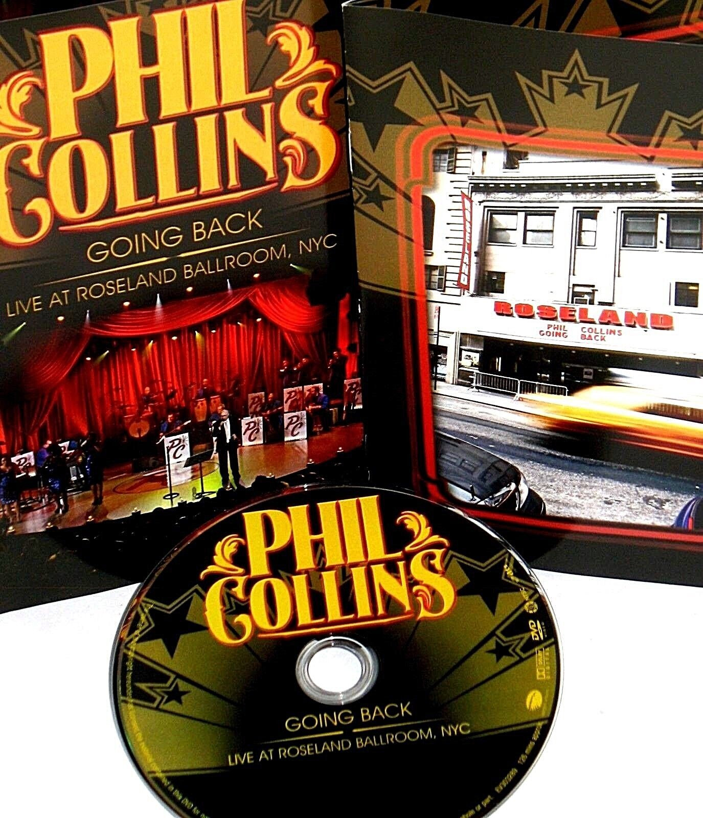 Phil Collins: Going Back-Live at Roseland Ballroom,NYC DVD WITH BOOKLET ...