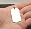 2" MENS MILITARY DOG TAG DISC CHARM PENDANT REAL SOLID 14K YELLOW GOLD ...
