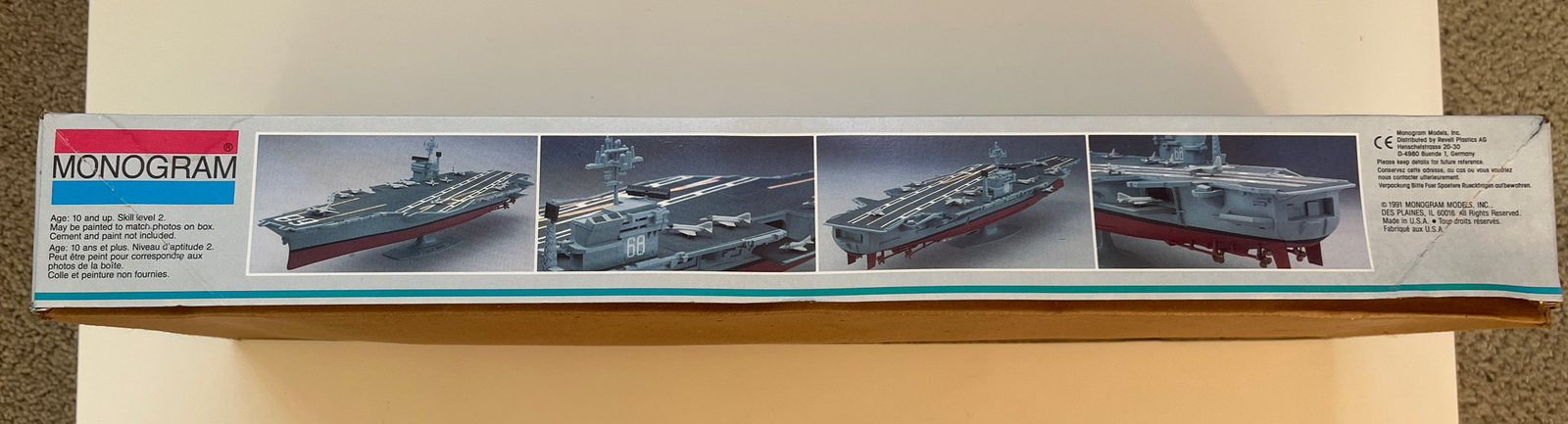 Monogram USS Nimitz Model Kit Aircraft Carrier 1995 3004 for sale ...