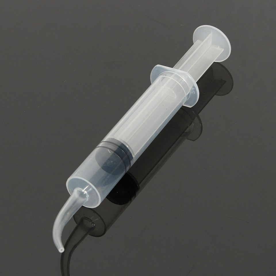 10Pcs Dental 412 Curved Tip Utility Irrigation Syringes Endodontic ...