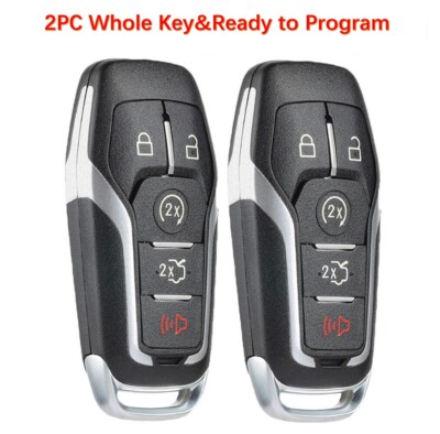 2 For 2013 2014 2015 2016 2017 Ford Edge Explorer Mustang Remote Car ...