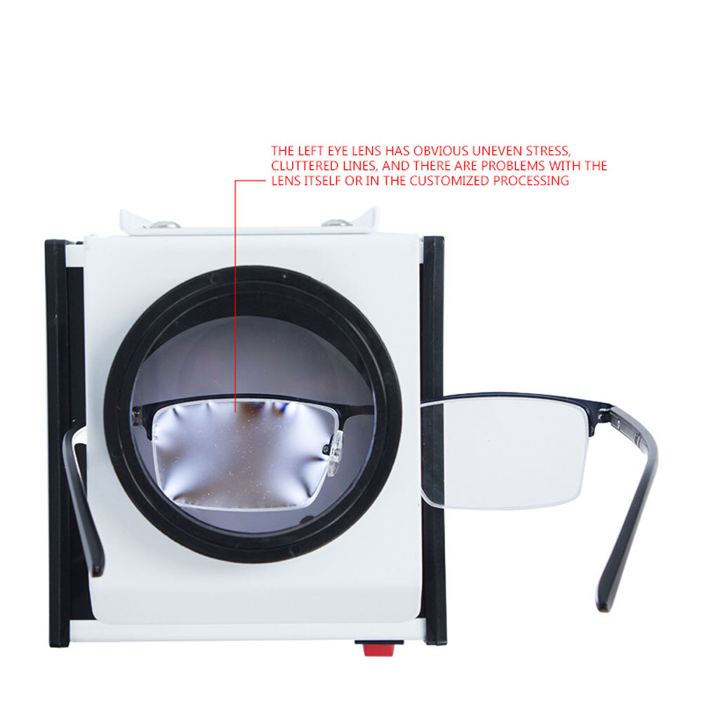 Optical Polariscope Lens Stress Tester LED light Source Design 220V ...