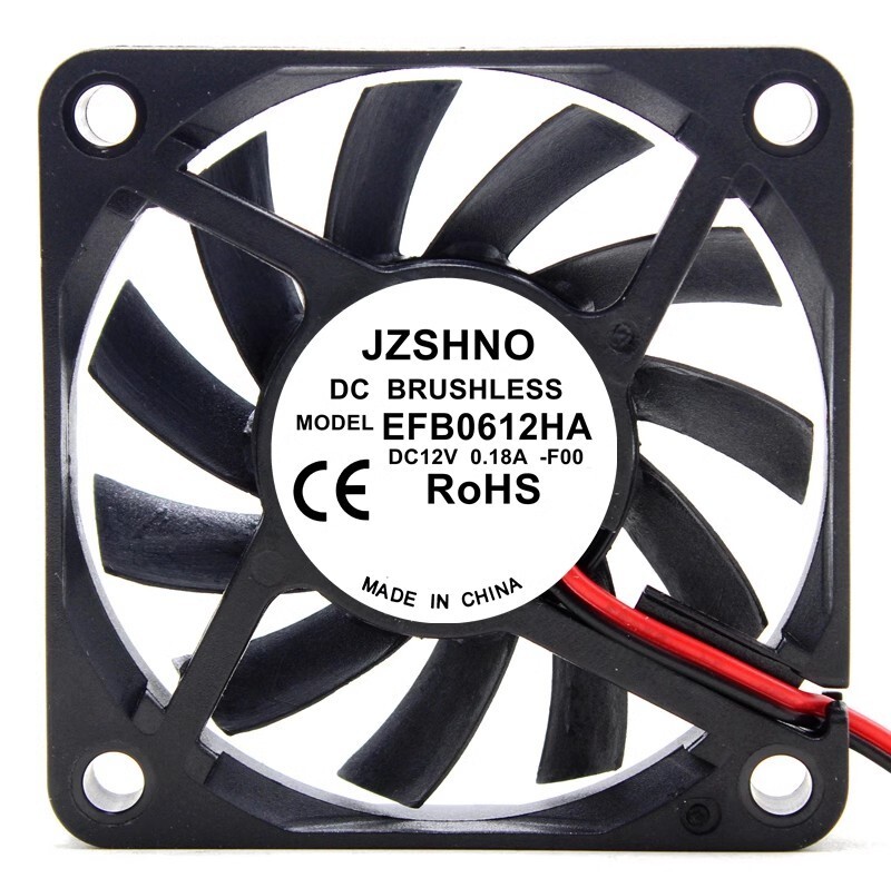 1PCS JZSHNO EFB0612HA DC12V 0.18A 2-Wire Silent Cooling Fan | eBay