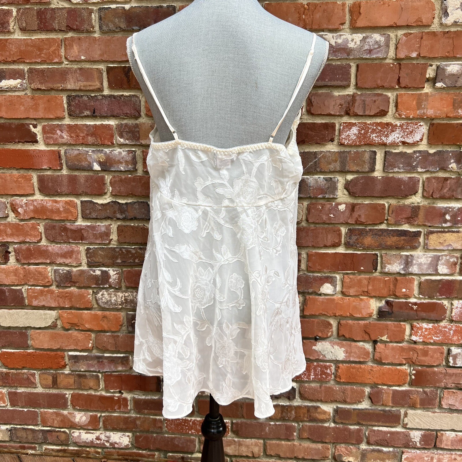 seductive wear by cinema exoile Cream sheer floral sl… - Gem