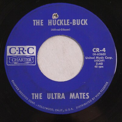 Ultra Mates 45 rpm Huckle Buck & Pitter Patter 7" Record CRC Charter | eBay
