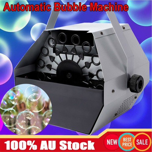 Electric Automatic Bubble Machine Gift for Party Stage Bubble Blow ...