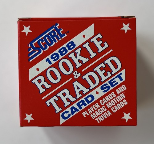 1988 Score Baseball ROOKIE & TRADED 110-Card Boxed Set - Biggio, R ...