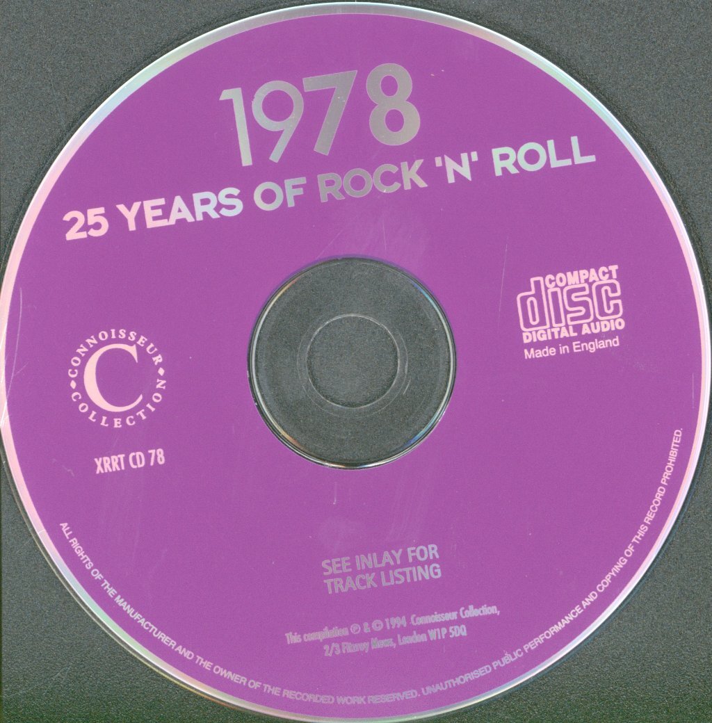 25 Years of Rock 'N' Roll: 1978 by Various Artists (CD, 1995) for sale ...