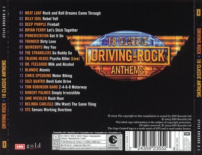 18 CLASSIC DRIVING ROCK ANTHEMS (EUROPEAN IMPORT) NEW CD 724359235523| eBay