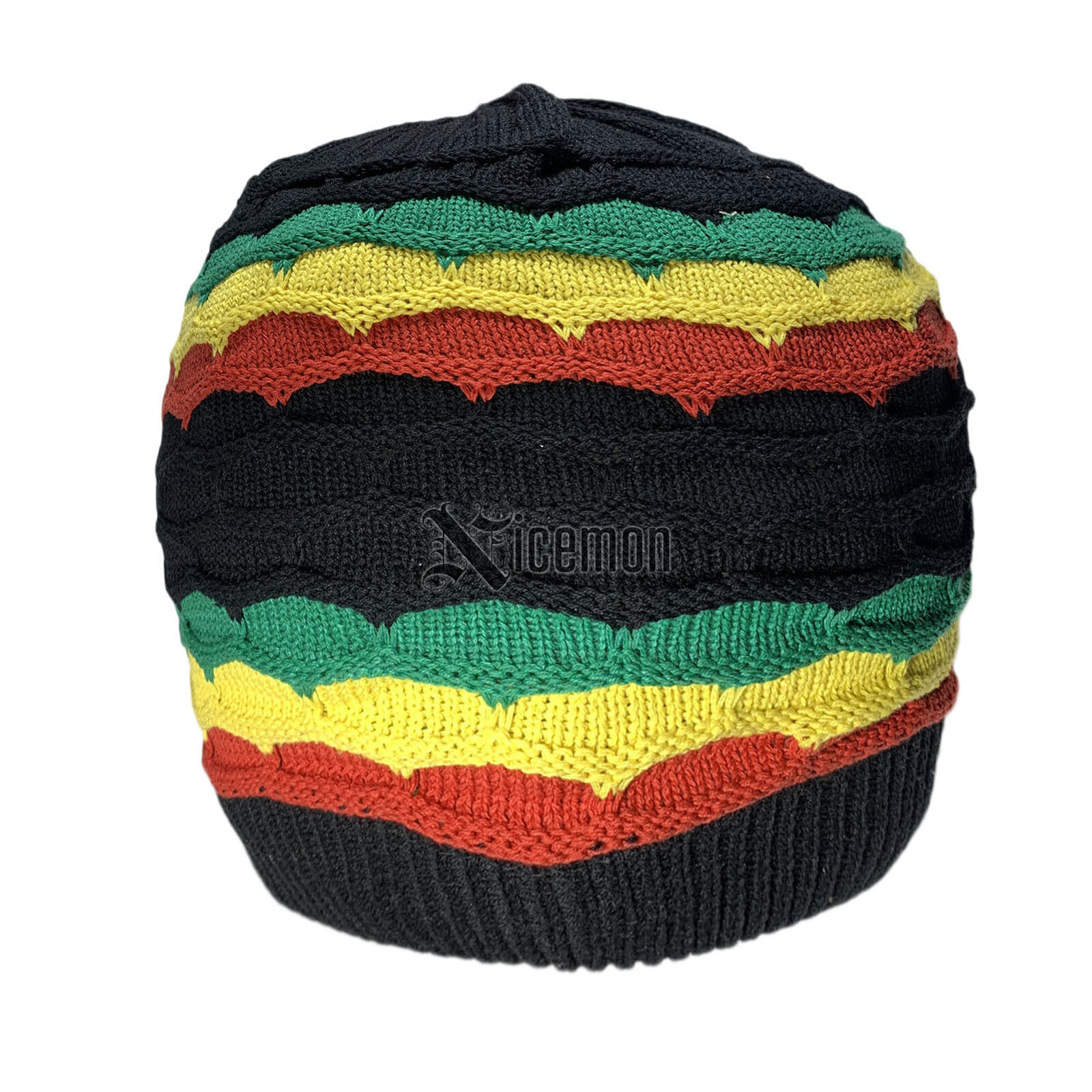 Rasta Tam Hat Cap Slouchy Crown Marley Reggae Jamaica Cool Runnings ...