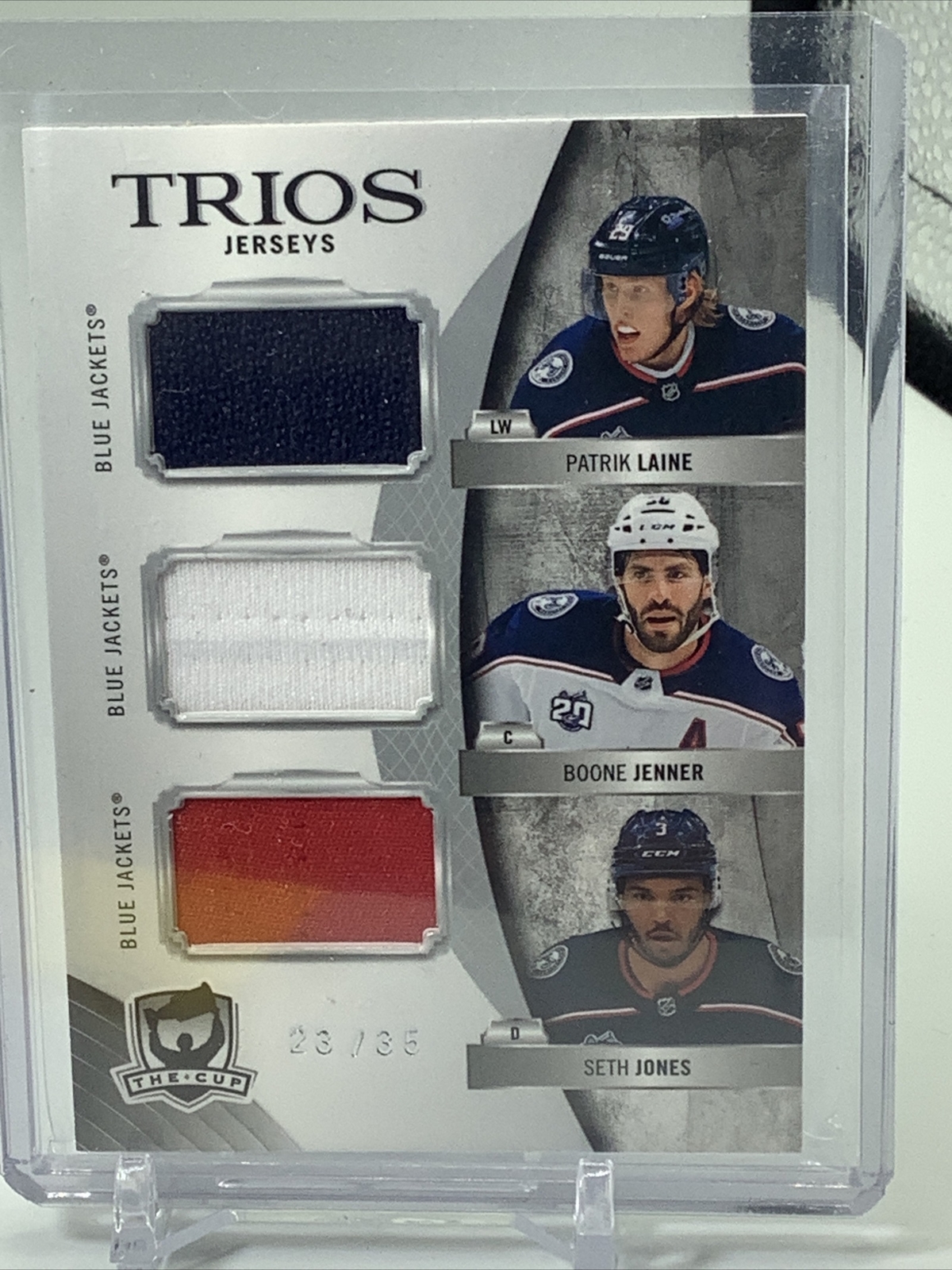 2020-21 Upper Deck The Cup - Cup Trios Jersey #C3-LJJ Seth Jones ...