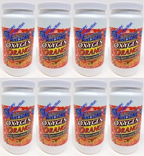 Qty 8 -LA'sTotally Awesome Power Oxygen ORANGE Base Cleaner ...