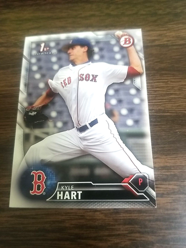 KYLE HART 2016 BOWMAN DRAFT CARD BD-12 RED SOX/PADRES (FIRST PROSPECT ...