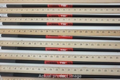 Uncut KBS TGI 95g TOUR STIFF 36"-38.5" 4-PW Iron Shaft Set PULLS .355T ...