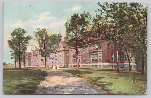 1907 James Millikin University Decatur IL Rotograph Postcard Posted | eBay