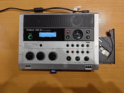 Roland CD-2i SD CD Digital Recording Recorder Silver Japan Used ...