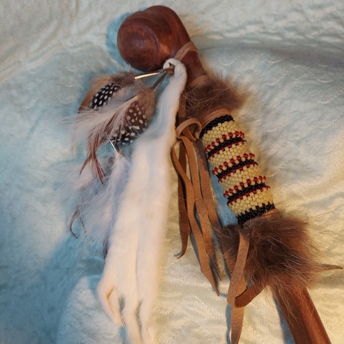 Native American War Club Dance Stick | eBay