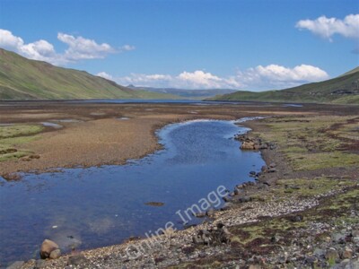 Photo 6x4 Loch Sligachan Sconser Several rivers drain from the Cuillin ...