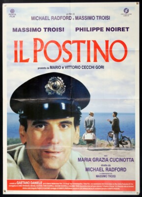 IL POSTINO di Neruda The Postman TROISI, RADFORD, RARO MANIFESTO 1a ed ...