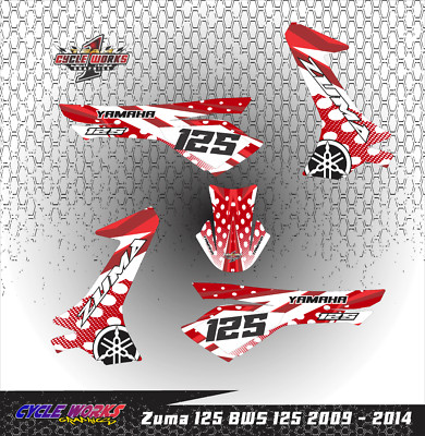 Yamaha Zuma 125 BWS 125 Chuma Graphics Decals Stickers Kits For 2009 ...