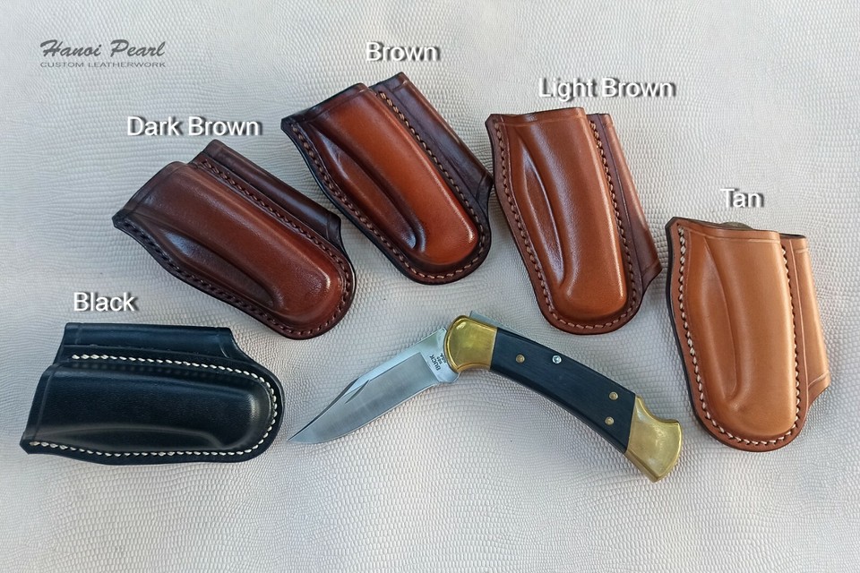 Buck 112 Ranger Sheath | Custom Cross Draw Scout Carry Leather Sheath ...