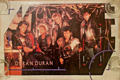 Vintage Duran Duran Poster 1984 Western Graphics Eugene, OR Tritec ...