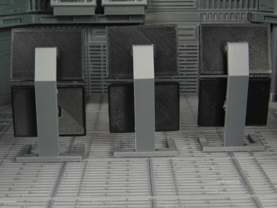 Custom 1:12 Scale Command Center Computer Station Diorama Prop Set for ...