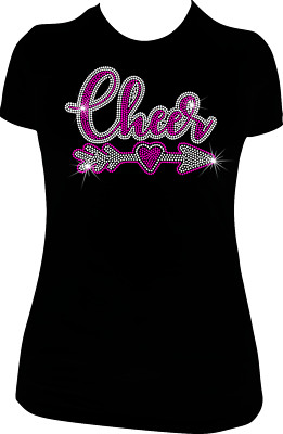 CHEER RHINESTONE MEGA BLING SHIRT | eBay