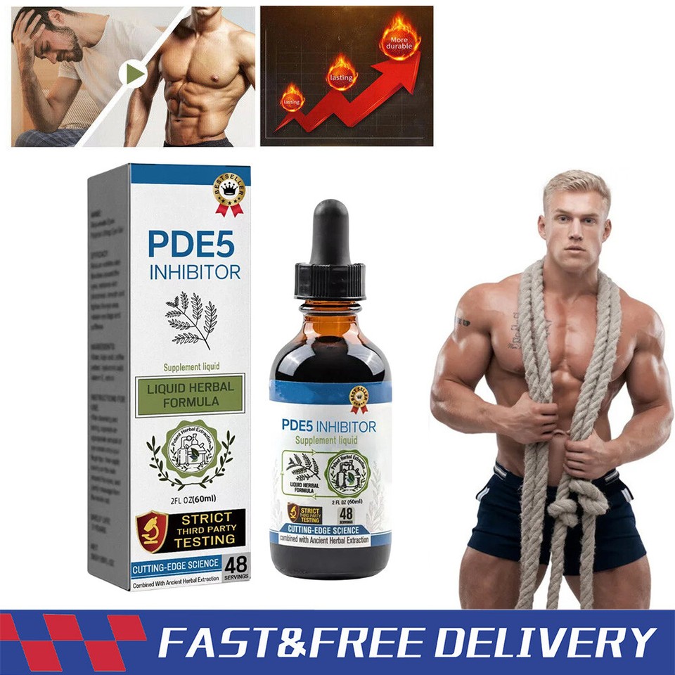 Pde5 Inhibitor Supplement Drops for Men, Natural Male Strengthening ...