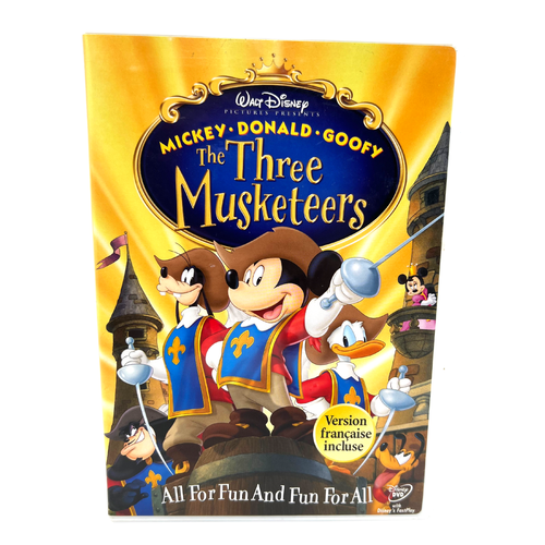 Disney The Three Musketeers Mickey, Donald & Goofy (DVD) Good Condition ...