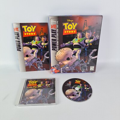 Vintage -Disney Pixar Toy Story - Power Play - PC - CD-ROM GAME - BOX ...