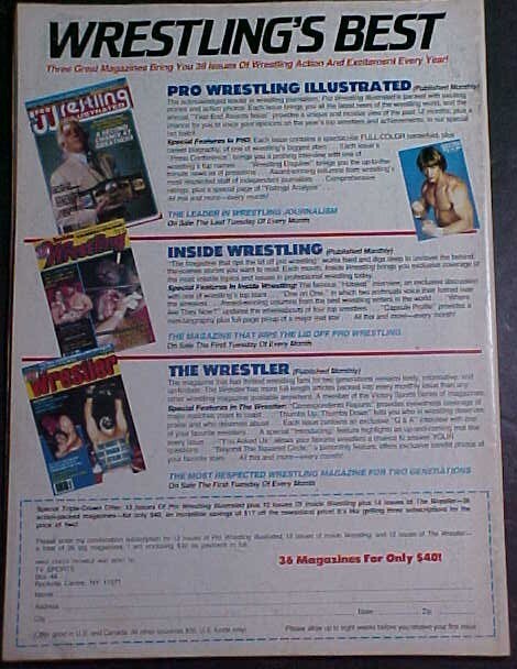 NOVEMBER 1984 INSIDE WRESTLING MAGAZINE! BLOODY DUSTY RHODES COVER! | eBay
