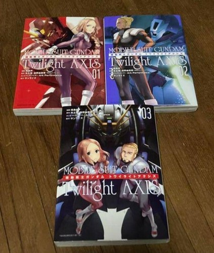 Mobile Suit Gundam Twilight Axis Ark Performance Vol. 1-3 Set Comic Manga Japan | eBay