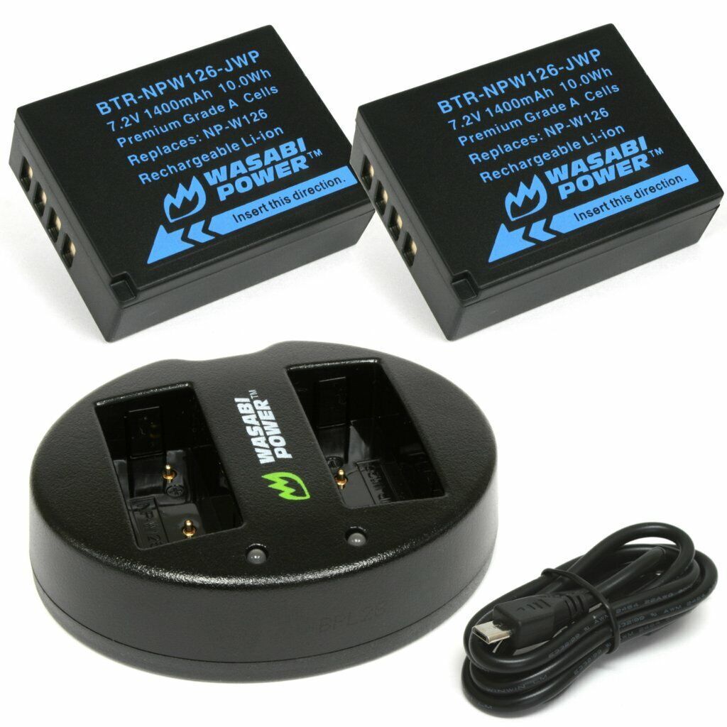 Wasabi Power KIT-BB-NPW126-01 600mAh Li-Ion Battery for sale online | eBay