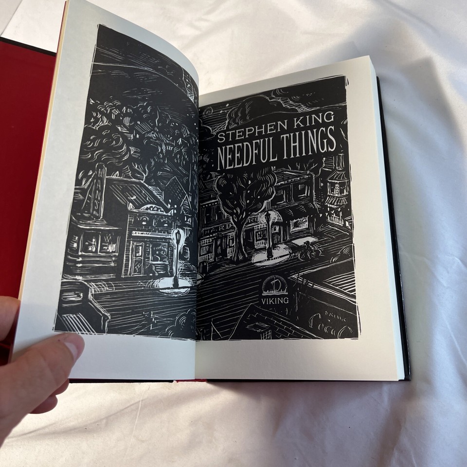 Needful Things Stephen King 1991 True 1st Edition Castle Rock Dark ...