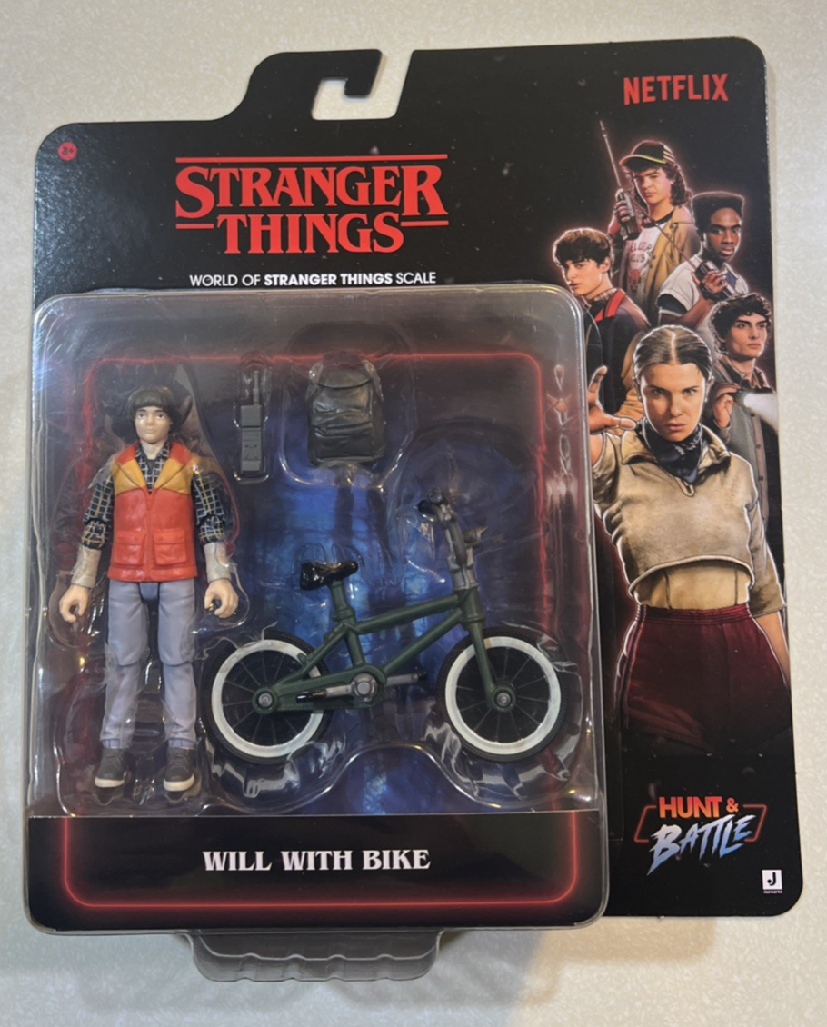 NEW 2025 Stranger Things Will Byers with Bicycle Action Figure | eBay