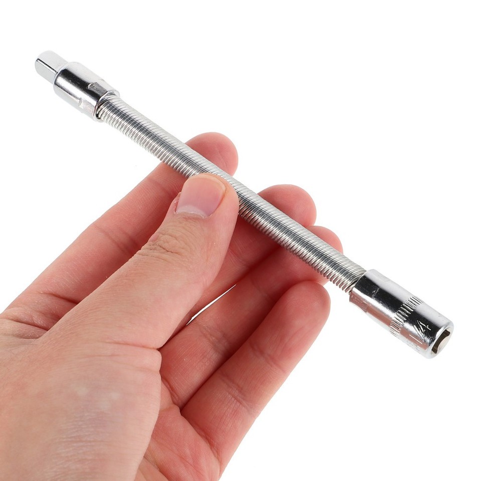 Socket Wrenches Drive Head Sleeve Extension Rod Flexible Bar Shaft ...