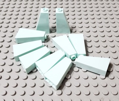 LEGO New Lot of 10 Light Aqua 2x1x3 Friends Slope Pieces | eBay