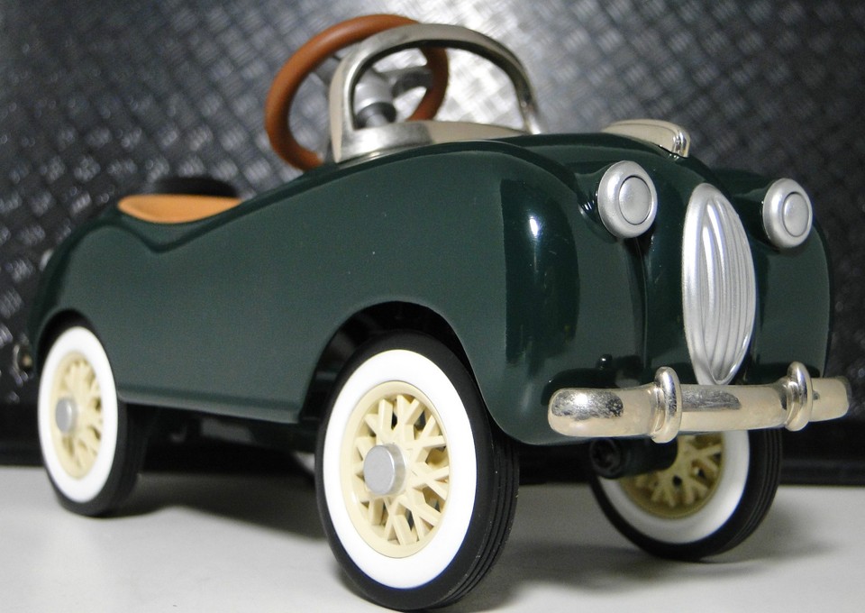 Jaguar MINI Pedal Car 1950s XK SS Race Classic Custom Built Metal Model ...