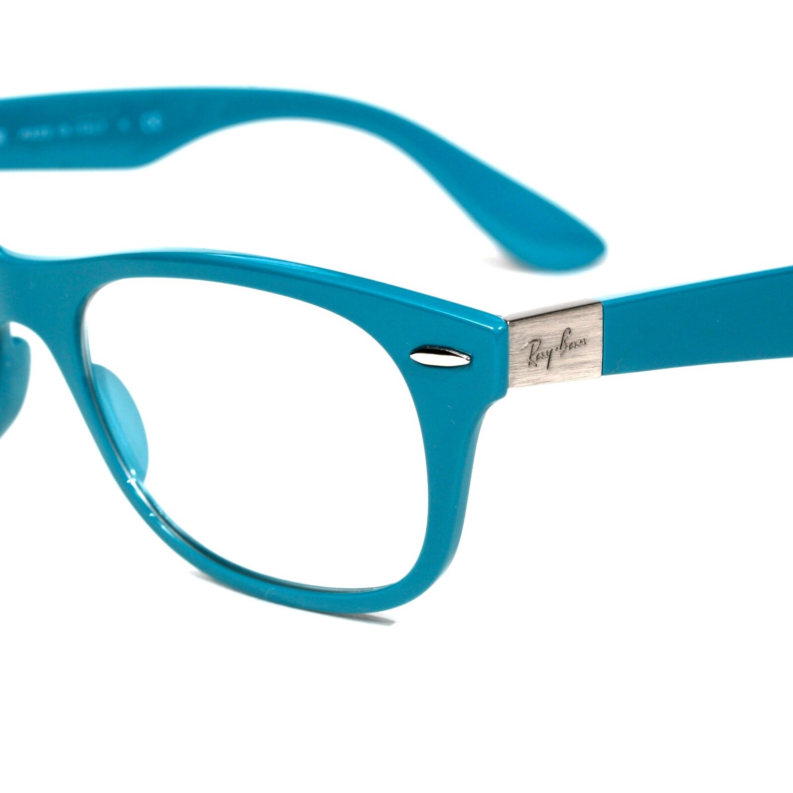 Ray Ban 7032 5436 50 Oil Aqua Blue Liteforce Rectangular Eyeglasses ...