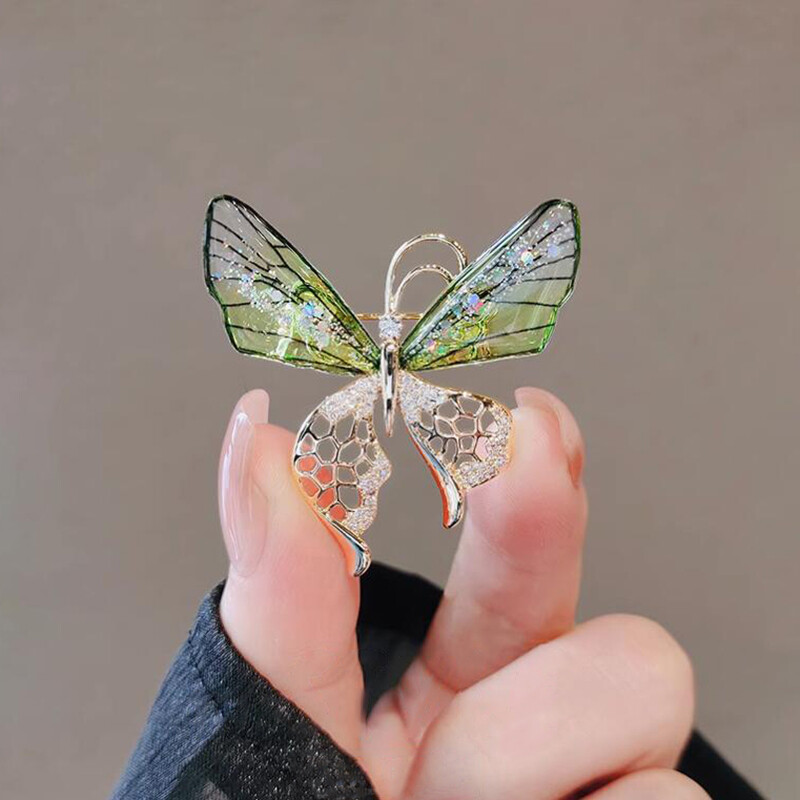 Temperament And High-end Butterfly Brooch Niche Design Corsage ...
