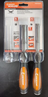 Nicholson WoodChuck 4-in-1 Combination Chisel/Wood Rasp (2-Piece) | eBay