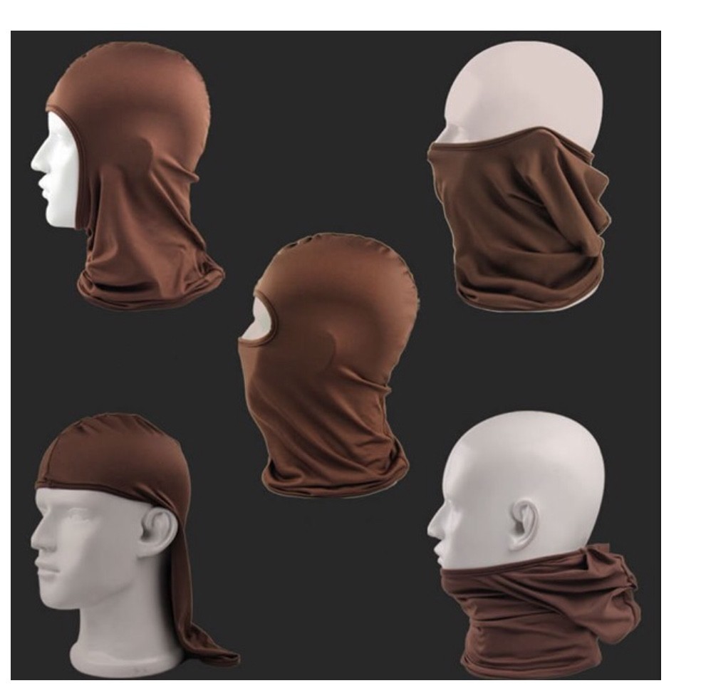 Face Mask Balaclava Lycra Spandex Breathable Five ways to wear | eBay