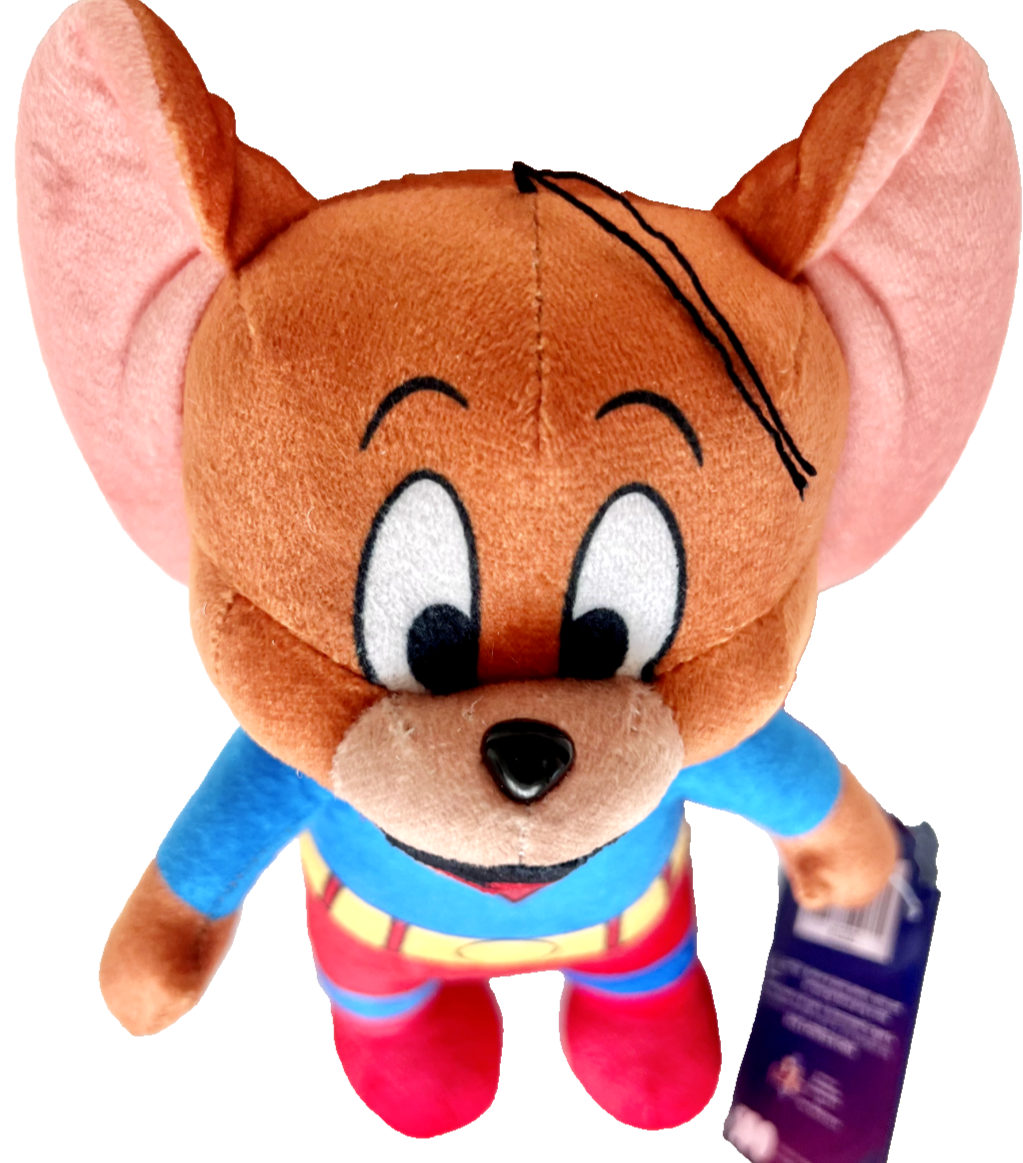 Tom & Jerry Superman 8-9" Plush Superhero Stuffed Animal Mouse Warner ...