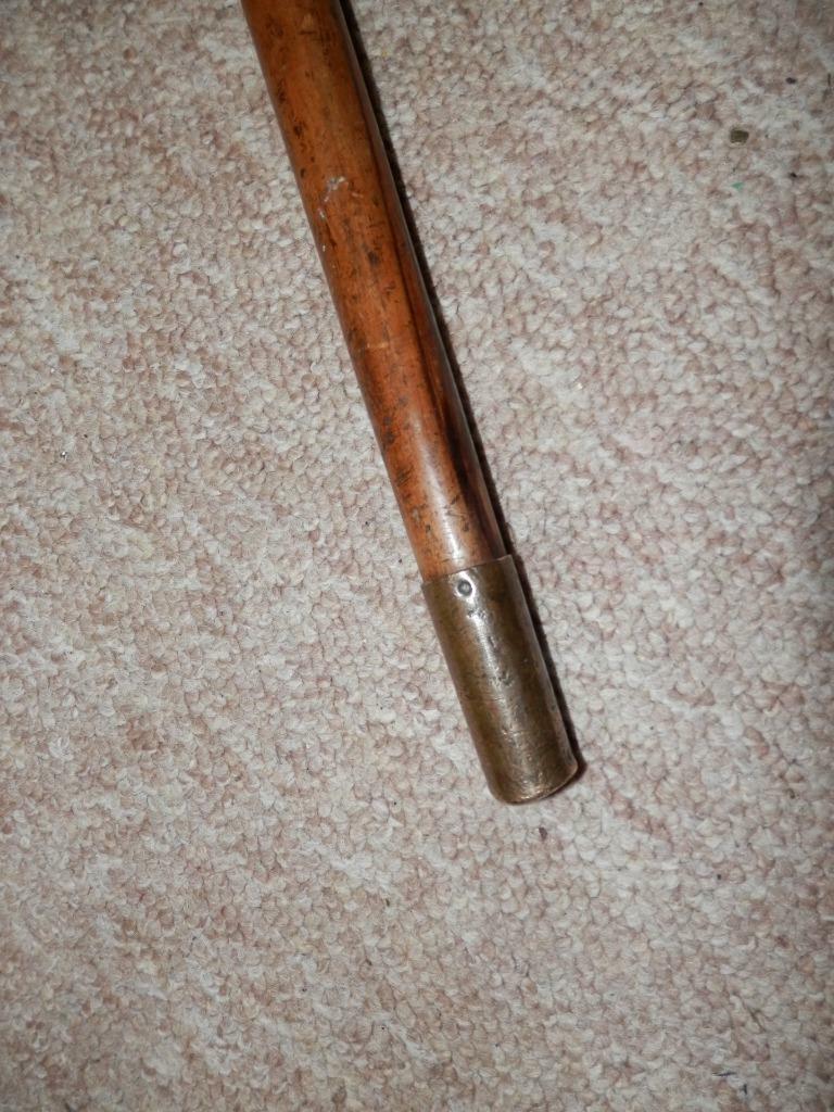 Antique Olive Wood Greek Kepkypa (Corfu) Stick W/ Hand-Carved Fist Top ...