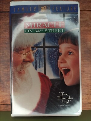 Miracle on 34th Street (VHS, 1995) Family Feature 20th Century Fox ...