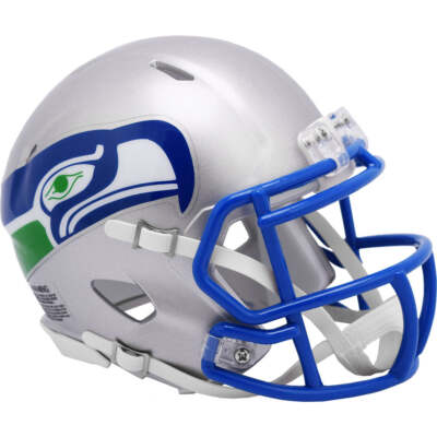 Seattle Seahawks 1983-01 Riddell Throwback Mini Football Helmet | eBay