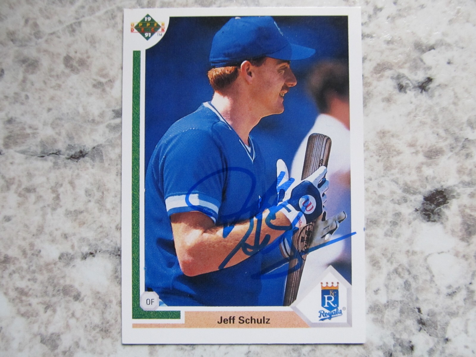 Royals Jeff Schulz Signed Autographed 1991 Upper Deck Mint | eBay