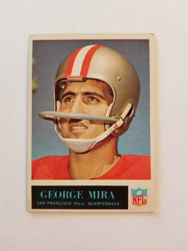 GEORGE MIRA 1965 PHILADELPHIA GUM CARD #179 SAN FRANCISCO 49ERS | eBay